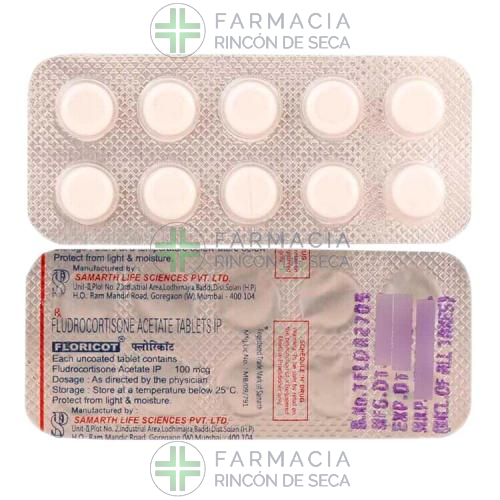 Comprar Fludrocortisona Comprimidos 0.1mg Sin Receta en España